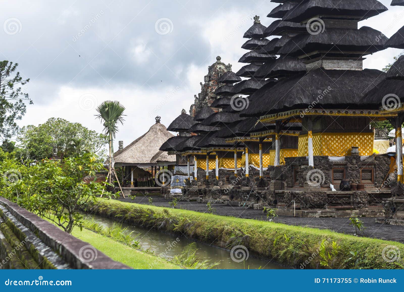 View on Typical Balinese Temple, Bali, Indonesia Stock Image - Image of ...