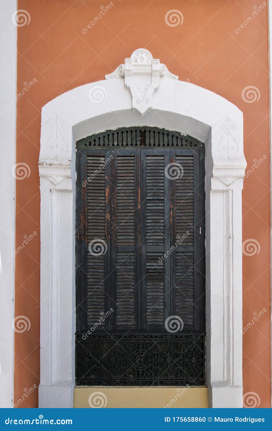 Typical spanish window stock photo. Image of architectural - 175658860