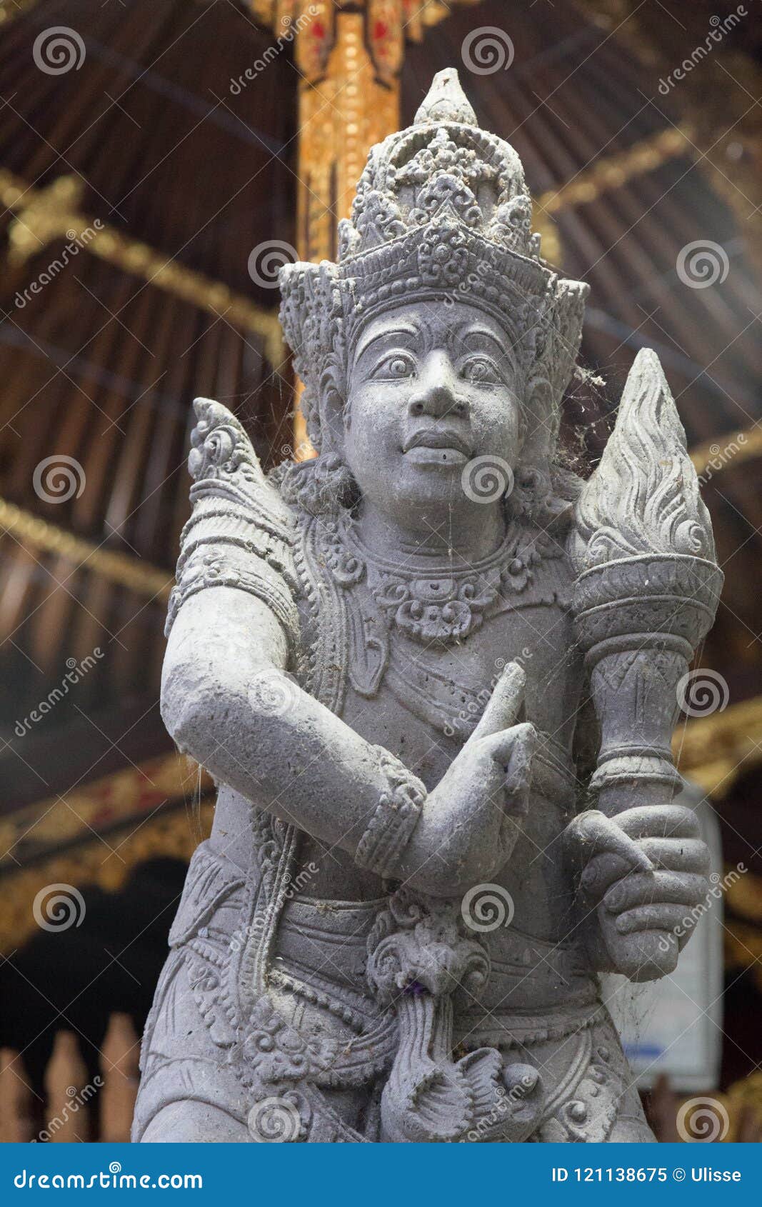 Indonesian Statue stock image. Image of stone, religion - 121138675