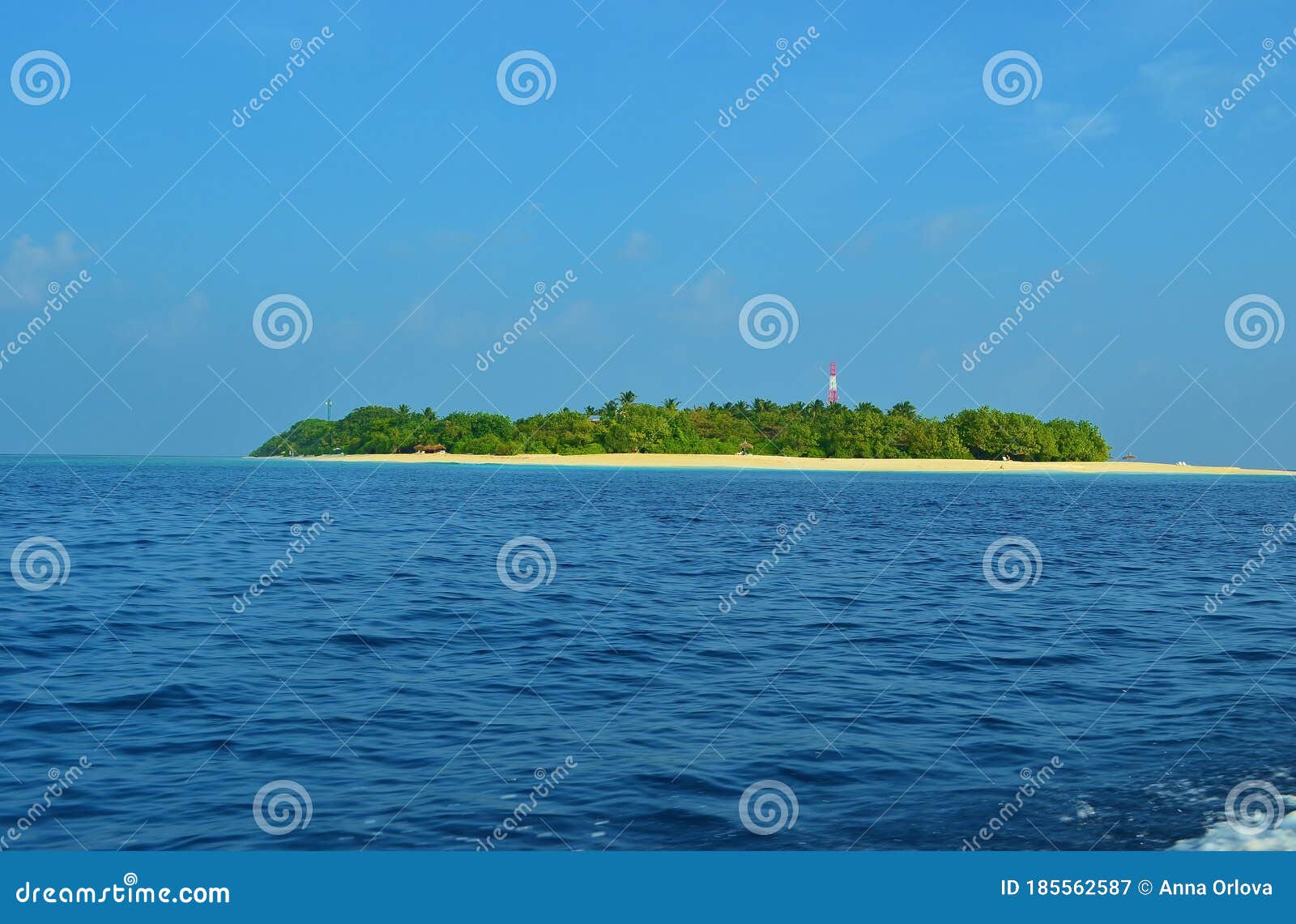 View of Ukulhas, Maldives stock image. Image of ukulhas - 185562587