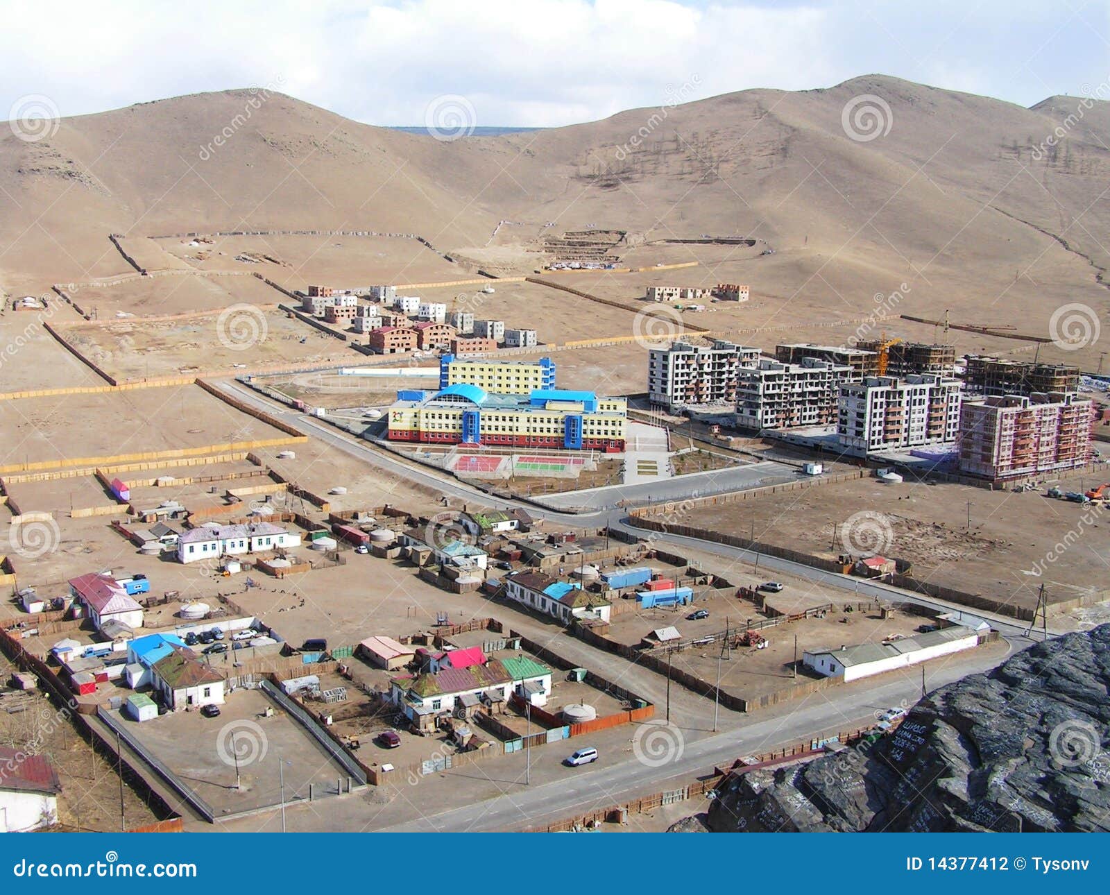 View of Ulan Batar, Mongolia Stock Photo - Image of black, city: 14377412