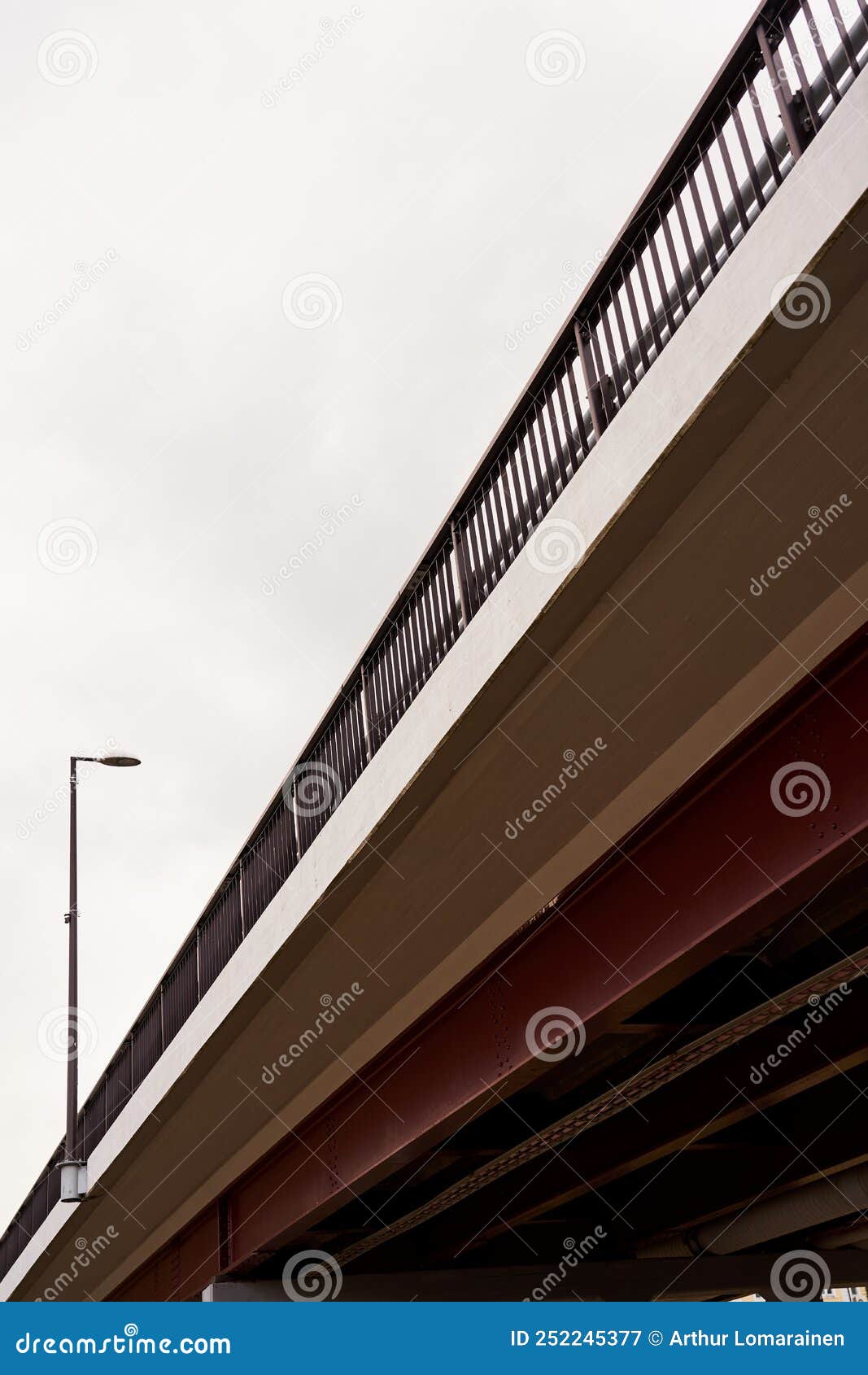 The View Under the Bridge is Like an Abstract Background. Stock Image ...