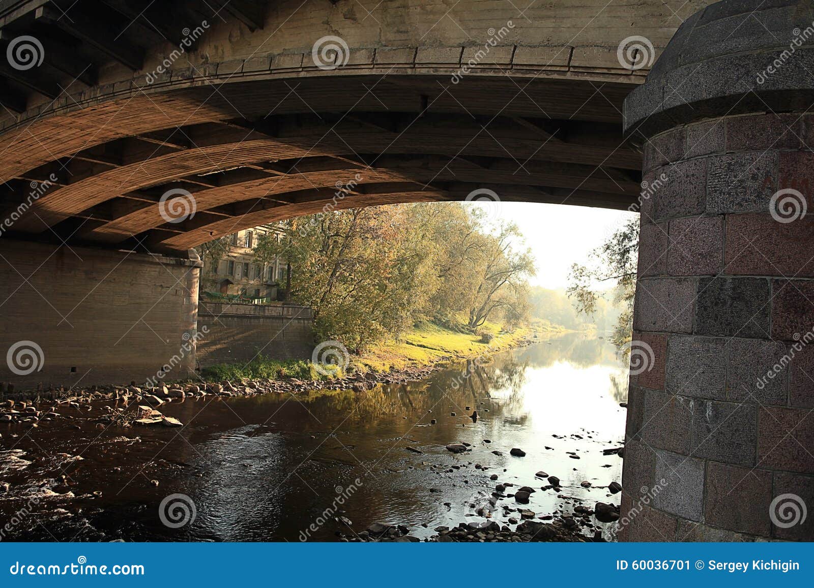 View from under the bridge stock image. Image of cityscape - 60036701