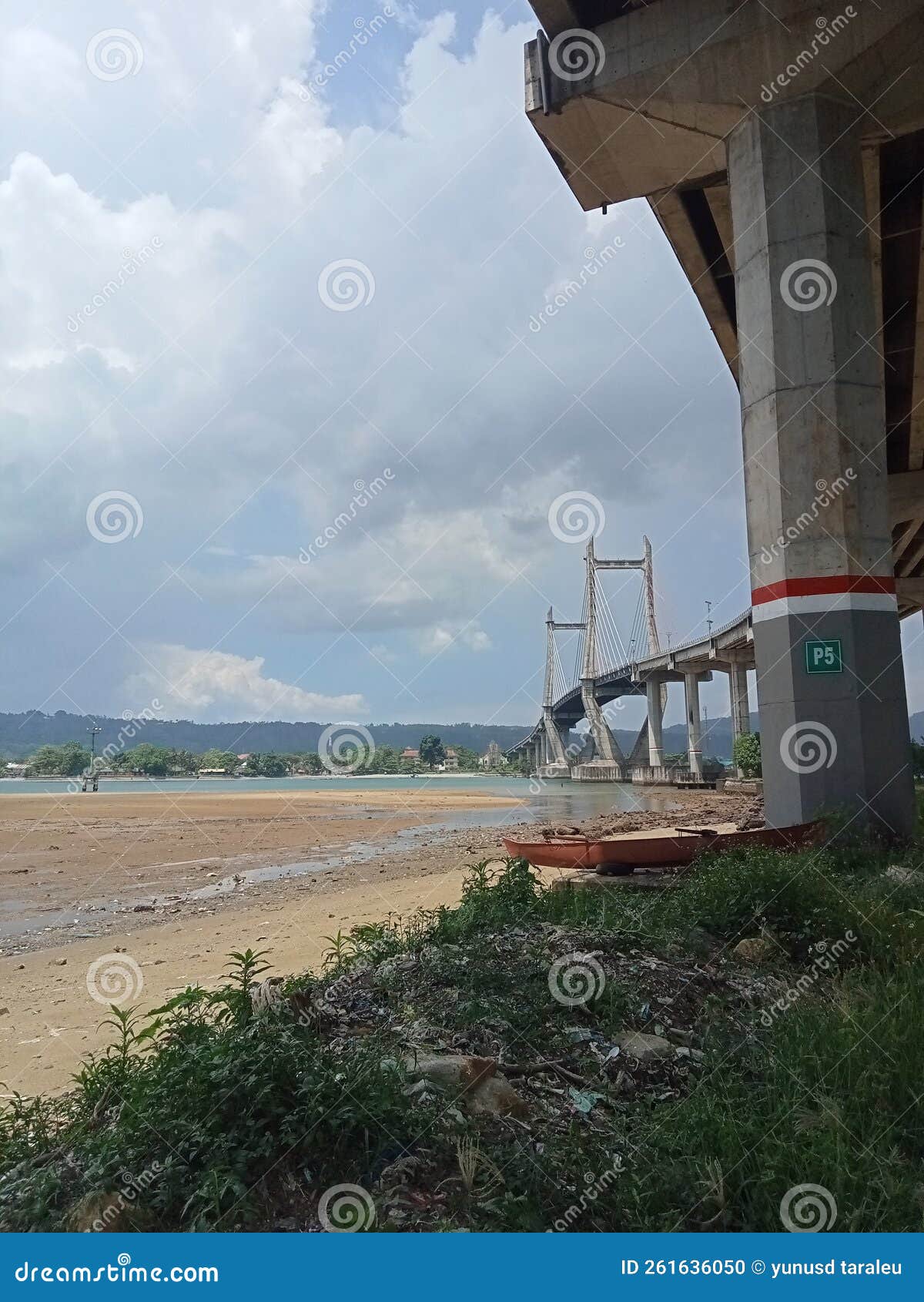 View under the bridge stock photo. Image of transport - 261636050