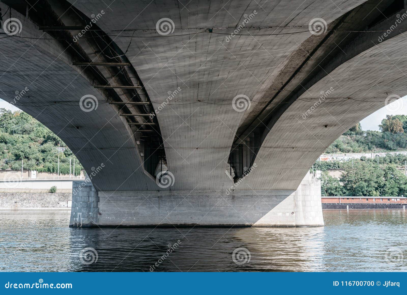 View under the bridge stock photo. Image of history - 116700700