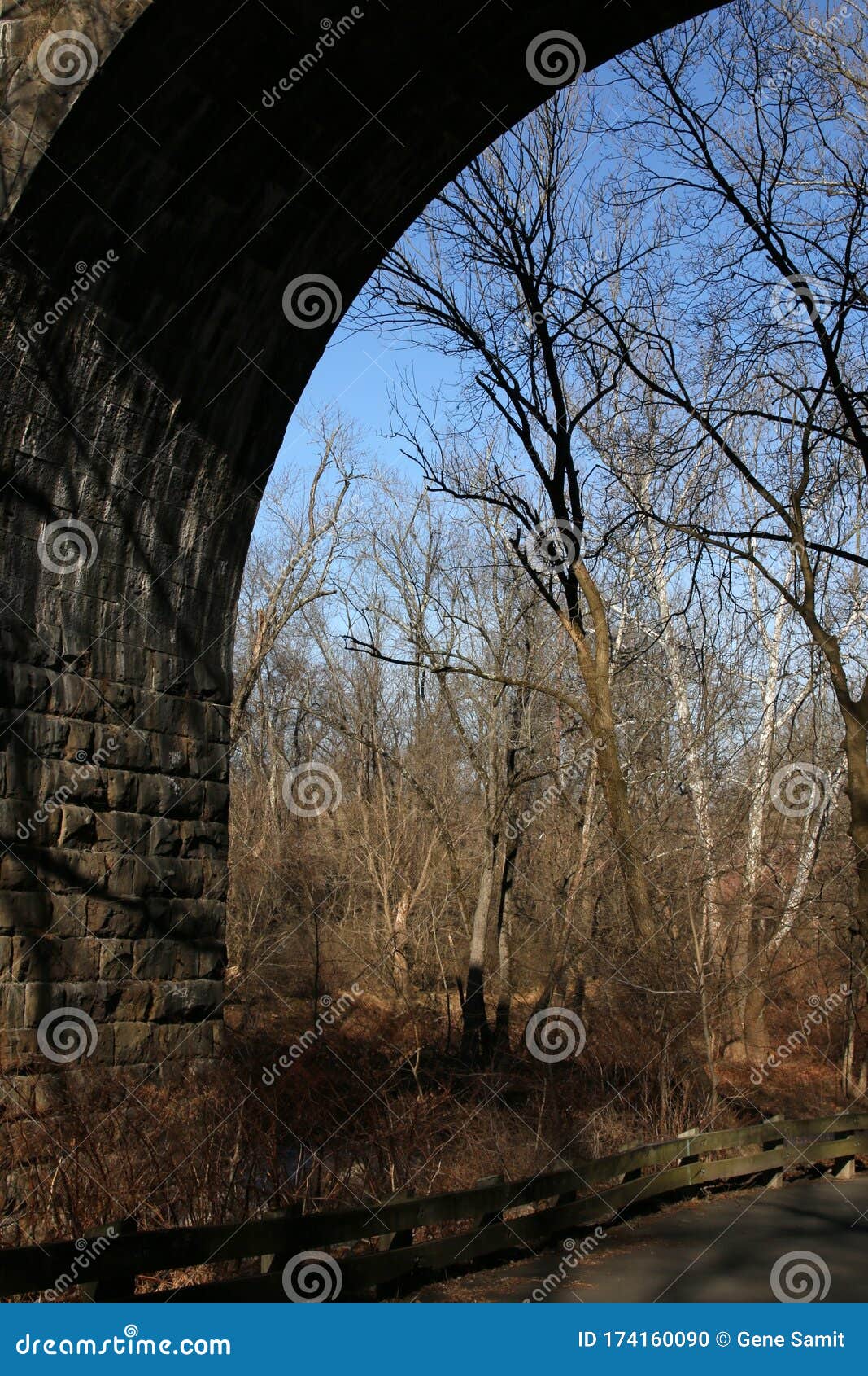 The view under the bridge. stock photo. Image of built - 174160090