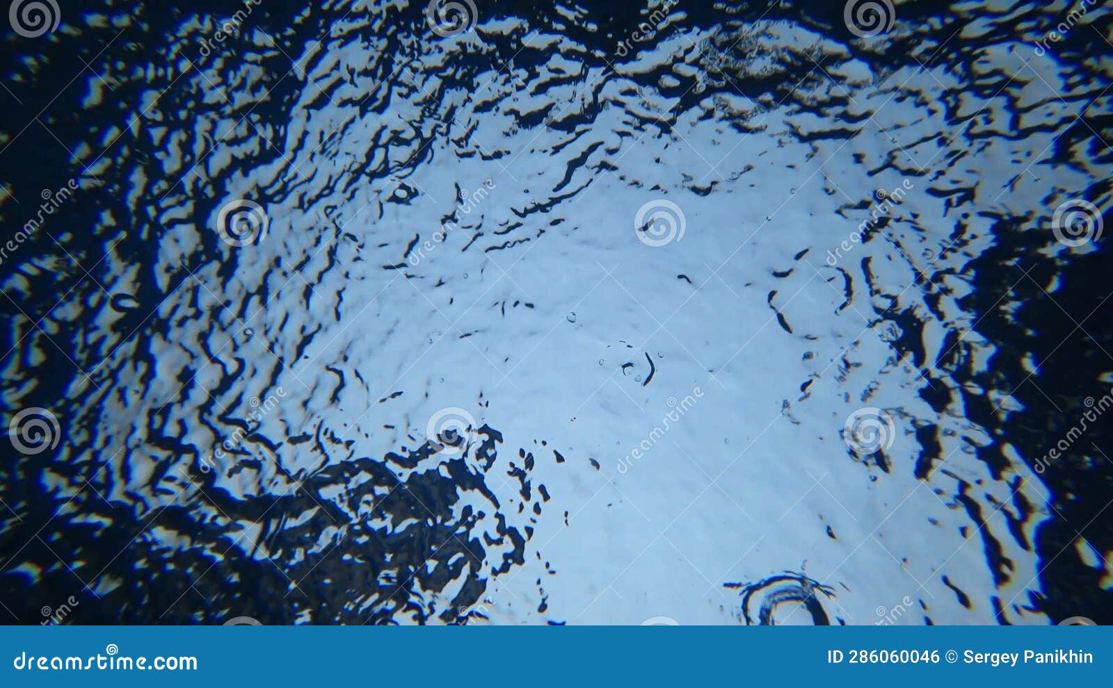 View from Under the Water To the Sky and Rain Stock Footage - Video of ...