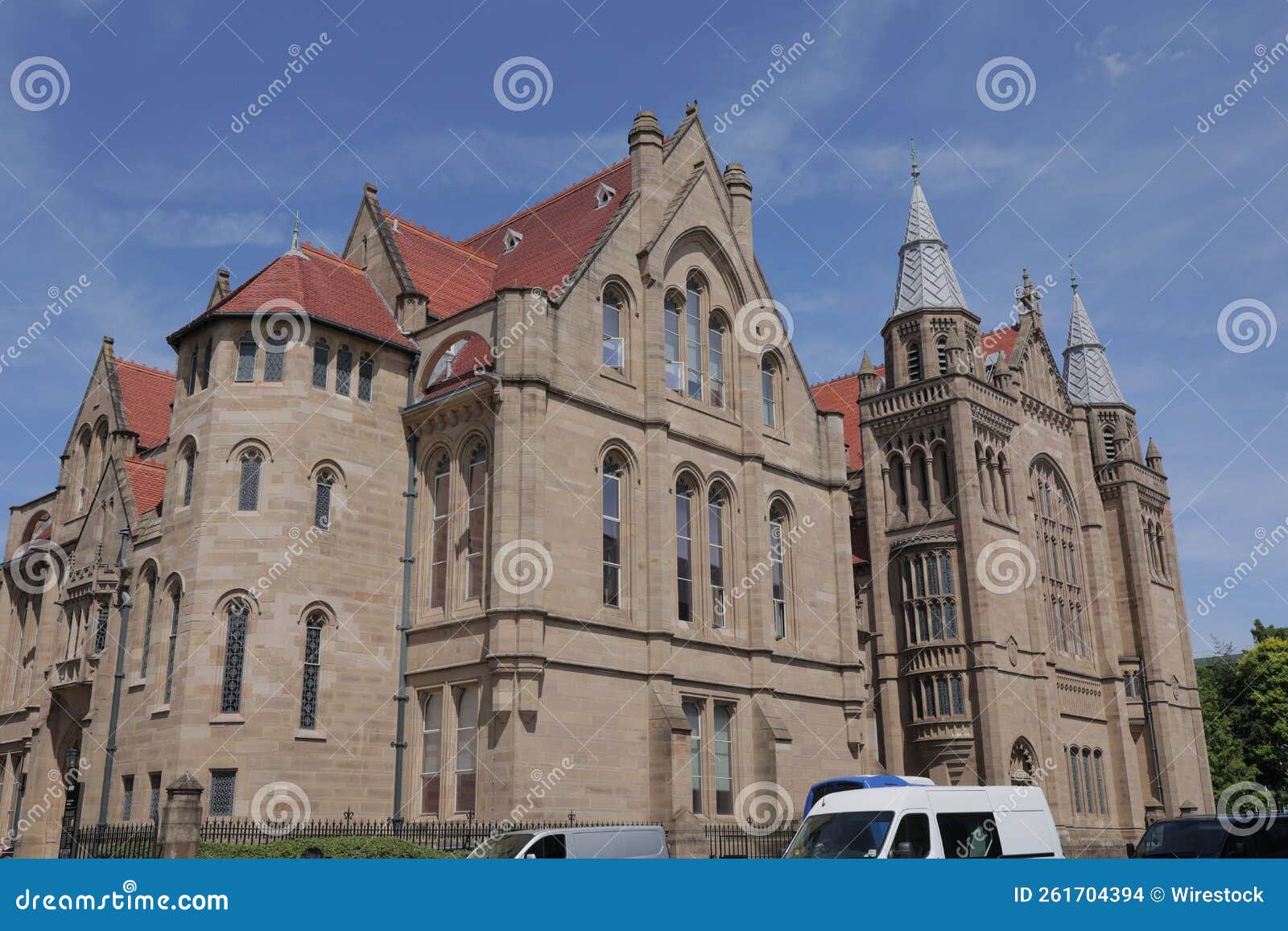 View of the University of Manchester Building Stock Photo - Image of ...