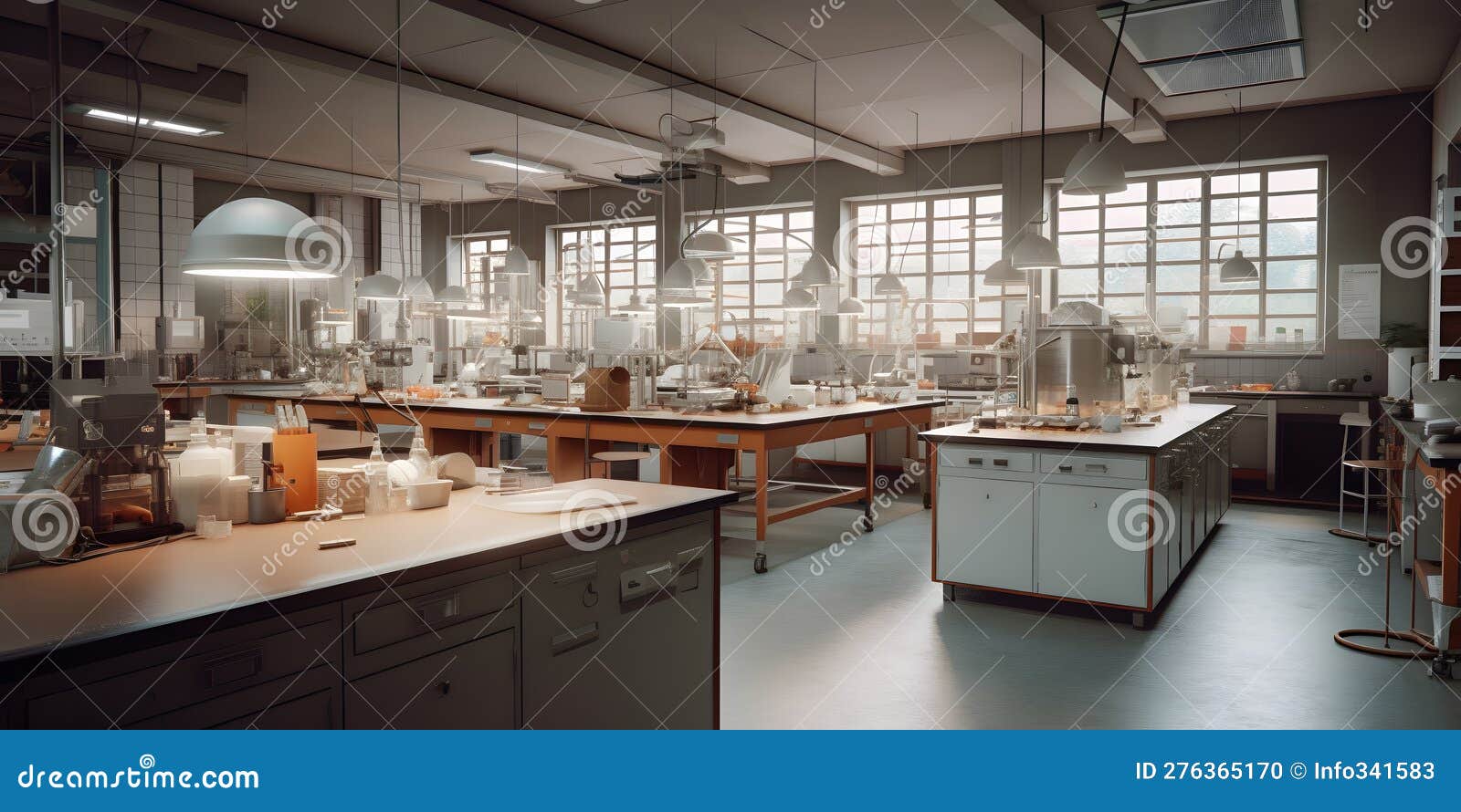 A View of a University Physics Lab with a Van De Gra Hype One Created ...