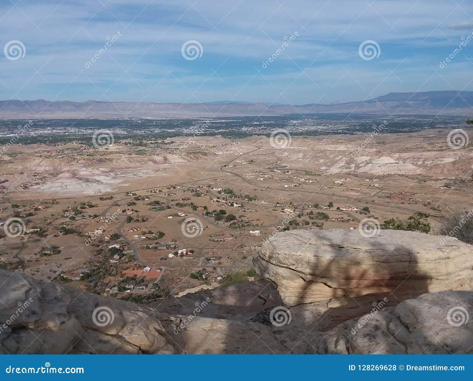 View from up high stock photo. Image of mountain, high - 128269628