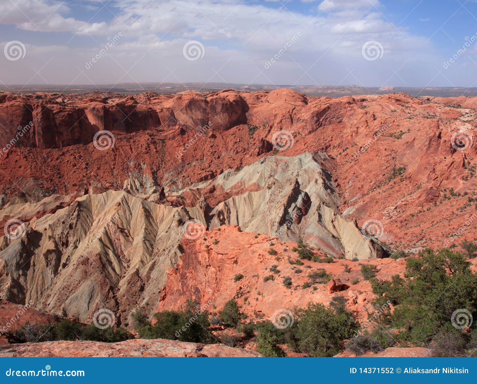 View of Upheaval Dome stock photo. Image of america, scenic - 14371552