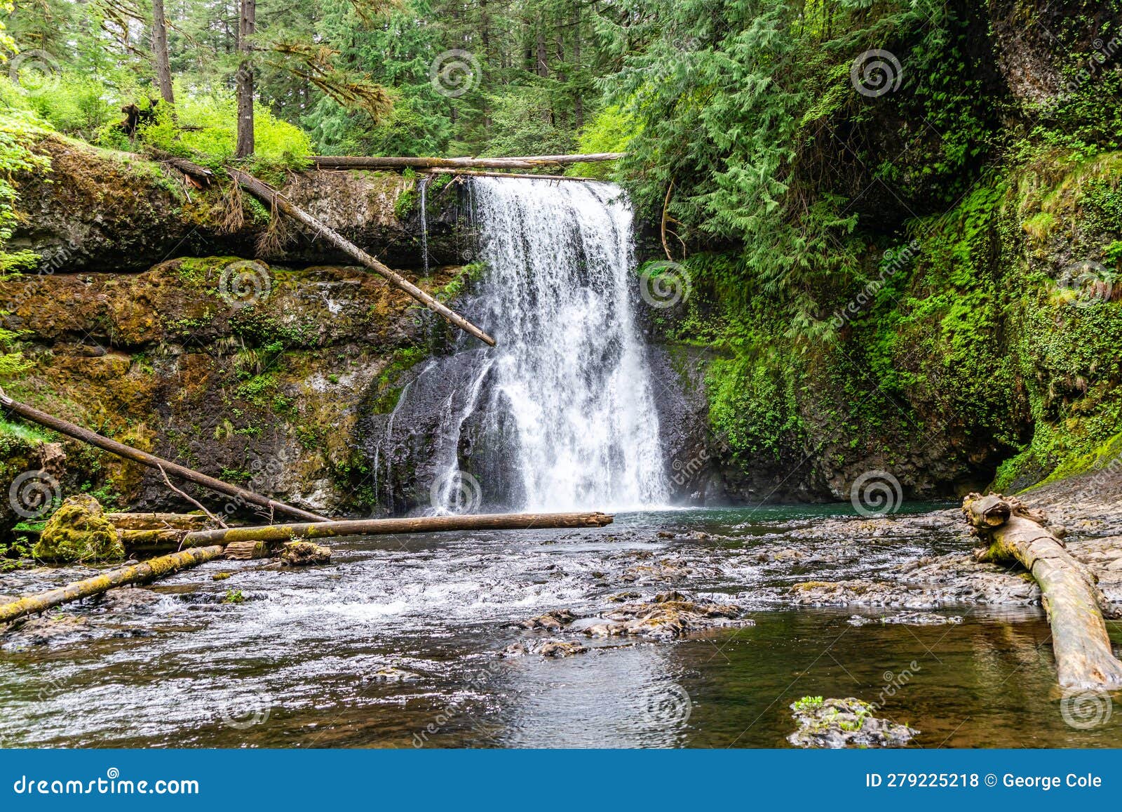 Upper North Falls 12 stock photo. Image of silver, pool - 279225218