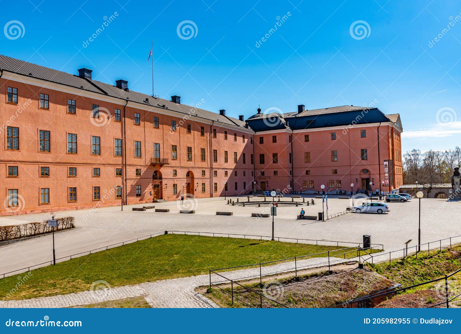View of the Uppsala Castle in Sweden Stock Image - Image of castle ...