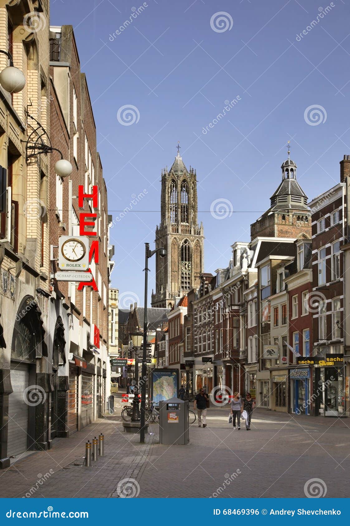 View of Utrecht Town. Netherlands Editorial Photo - Image of building ...