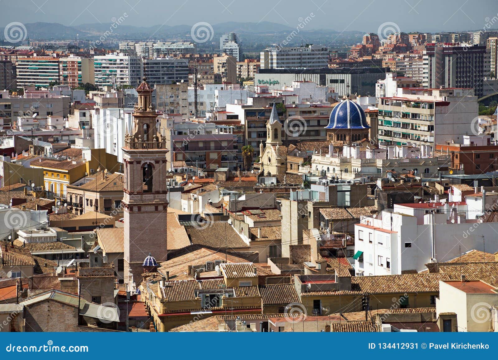 View of Valencia city editorial photo. Image of summer - 134412931