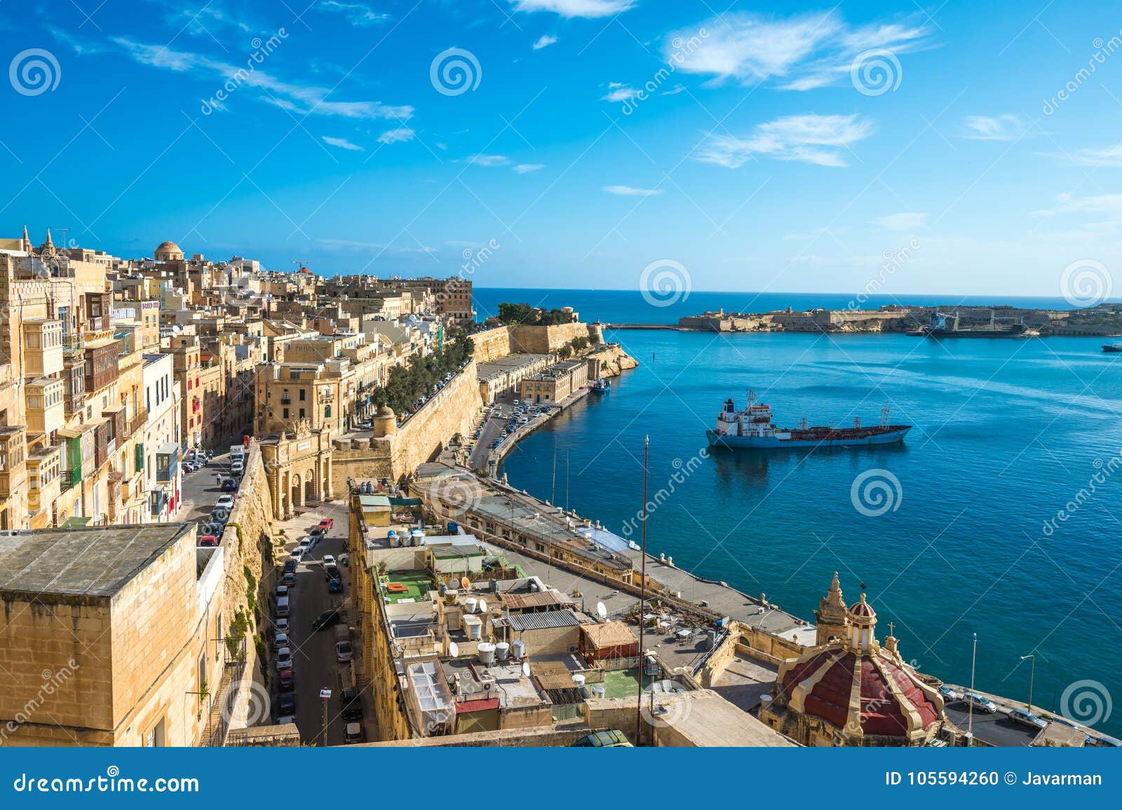 View of Valletta, the Capital of Malta Stock Photo - Image of ...