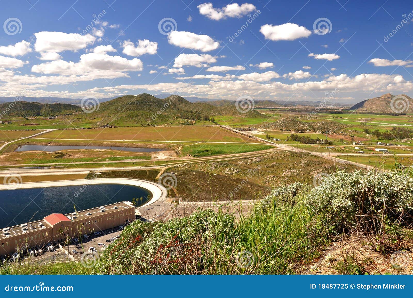 View of the valley stock image. Image of agricultural - 18487725