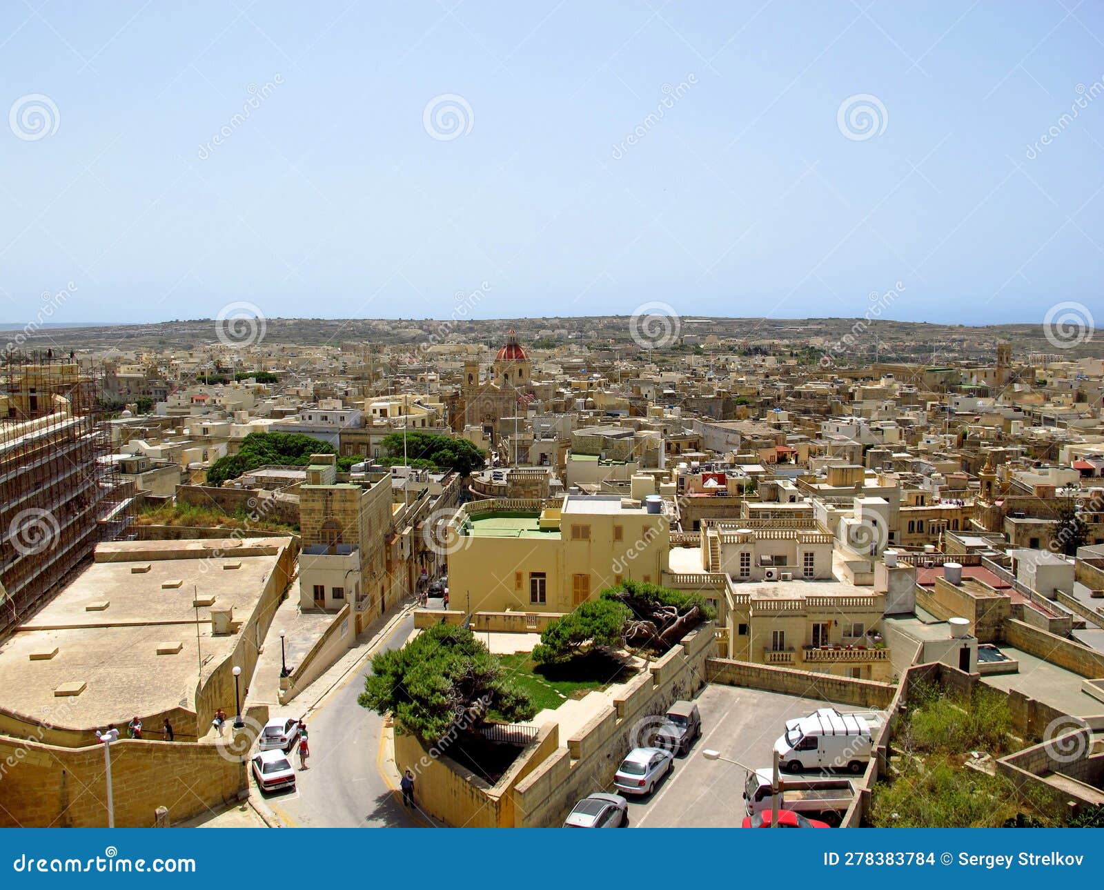 The View of the Valley of Gozo Island, Malta Stock Photo - Image of ...