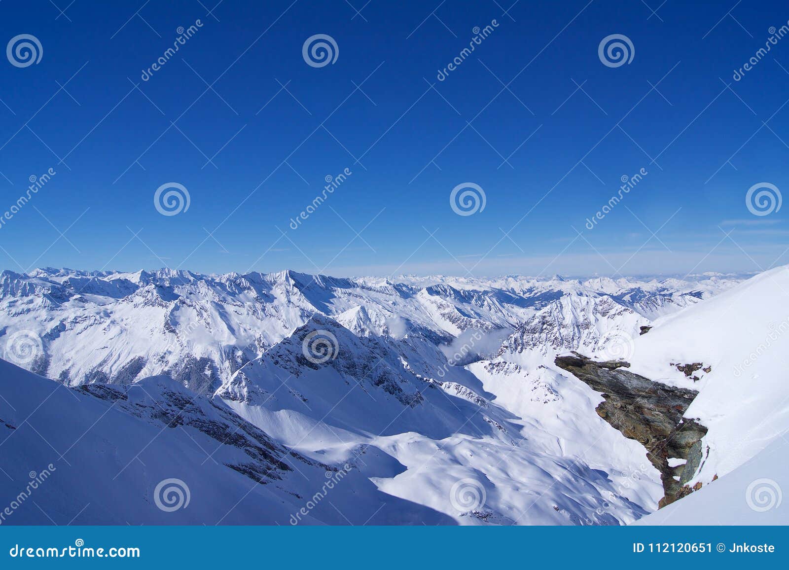 View of the Valley in the Mountains in Winter Stock Image - Image of ...