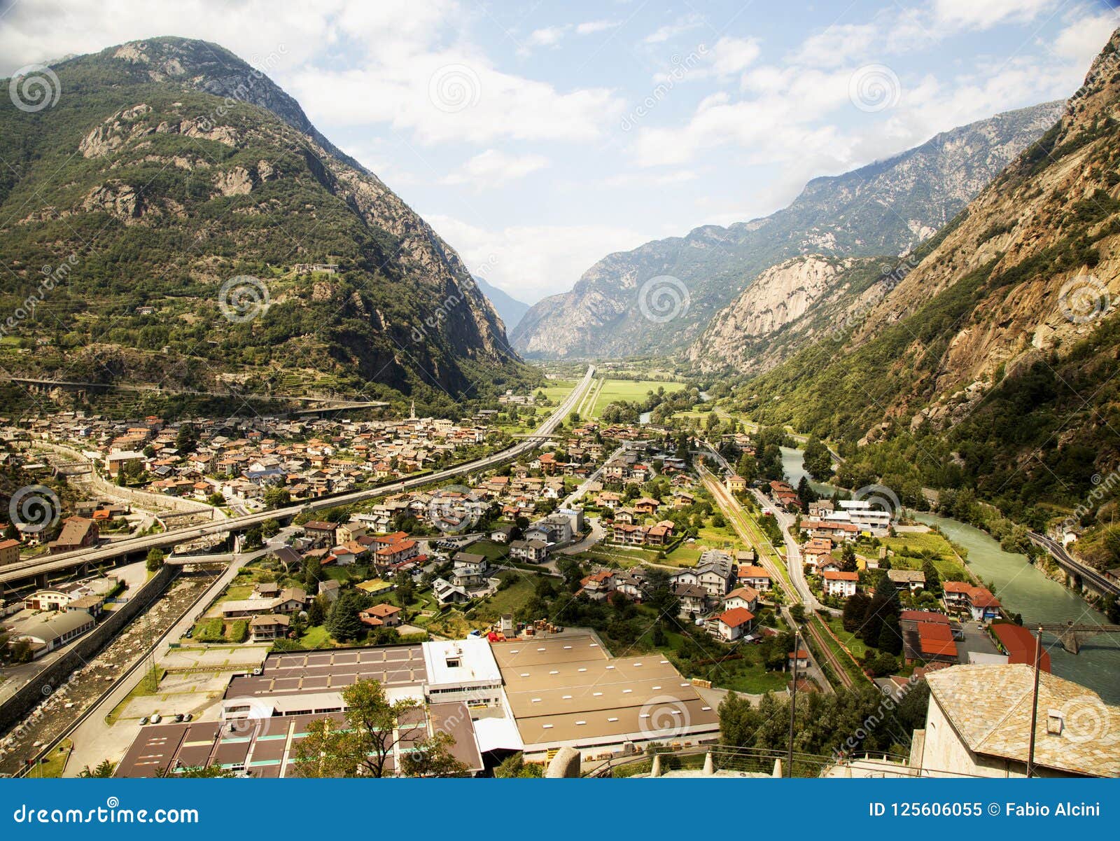 View of the valley stock image. Image of landscape, natural - 125606055