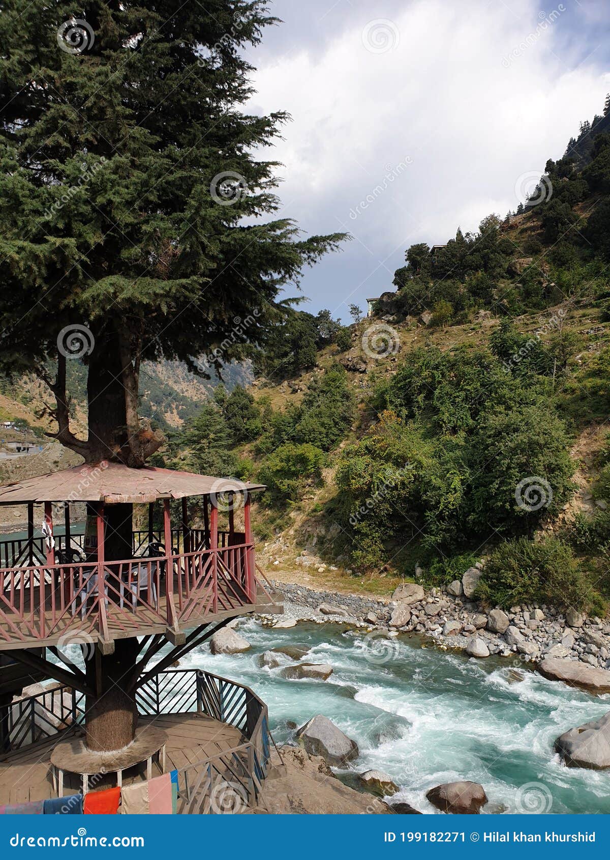 View of the Vally from the Road Stock Image - Image of view, road ...