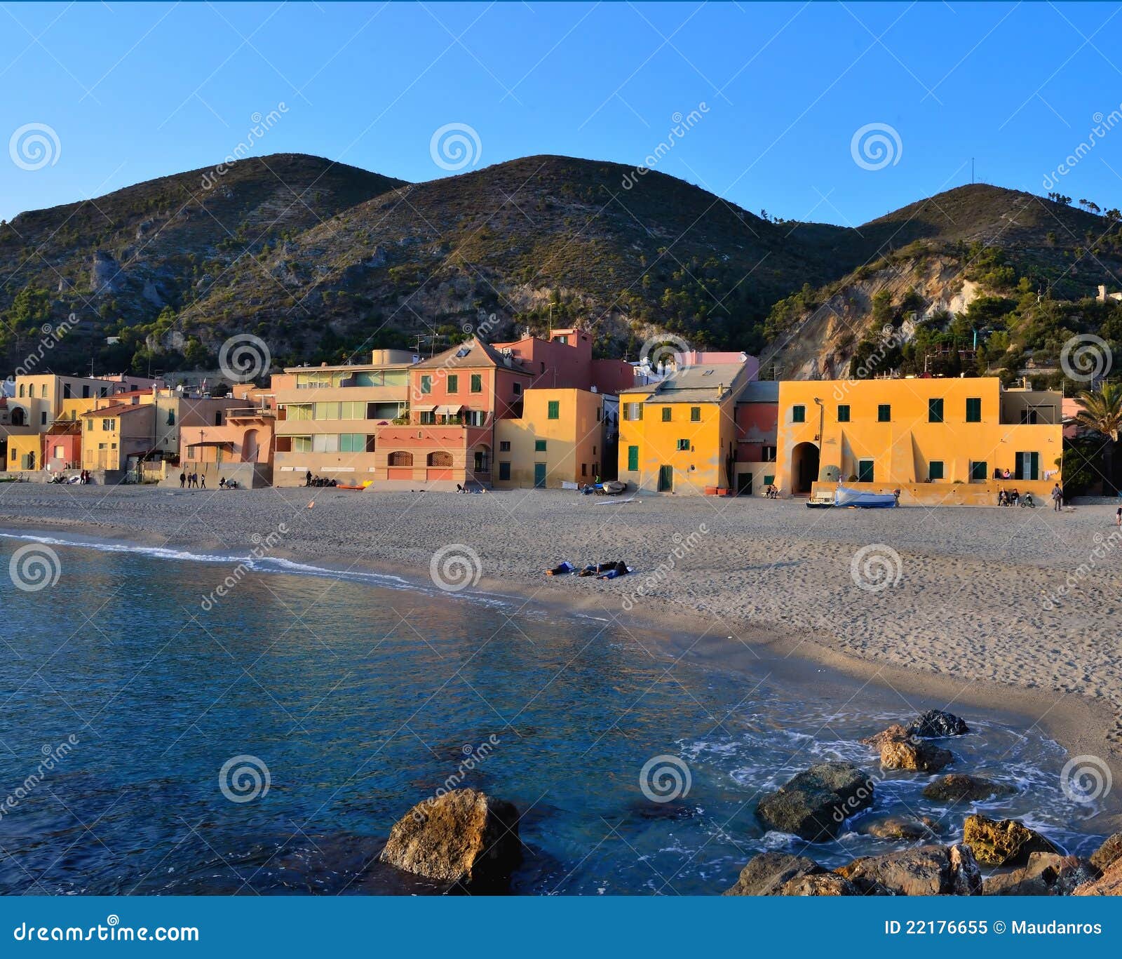 View varigotti stock image. Image of savona, colorfulhouses - 22176655