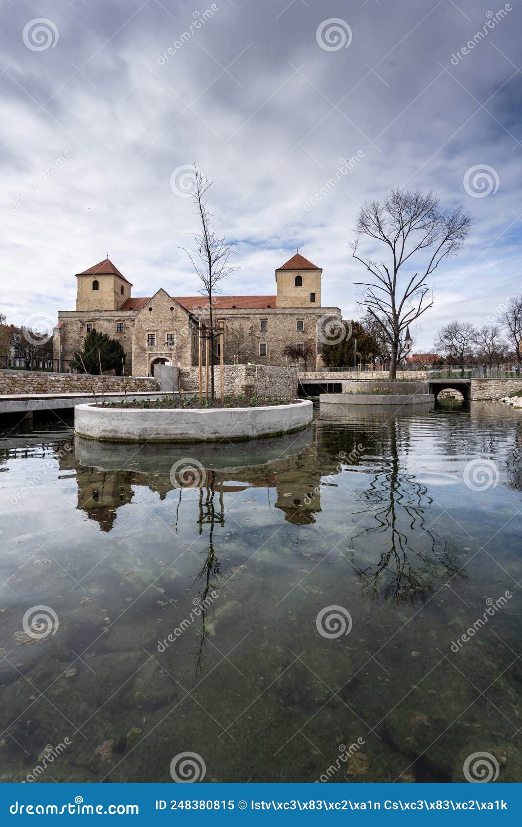 View of Varpalota Thury Castle Stock Image - Image of ancient, heritage ...