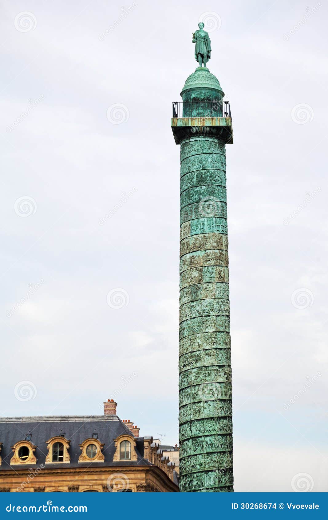 Vendome Column in Paris stock photo. Image of building - 30268674