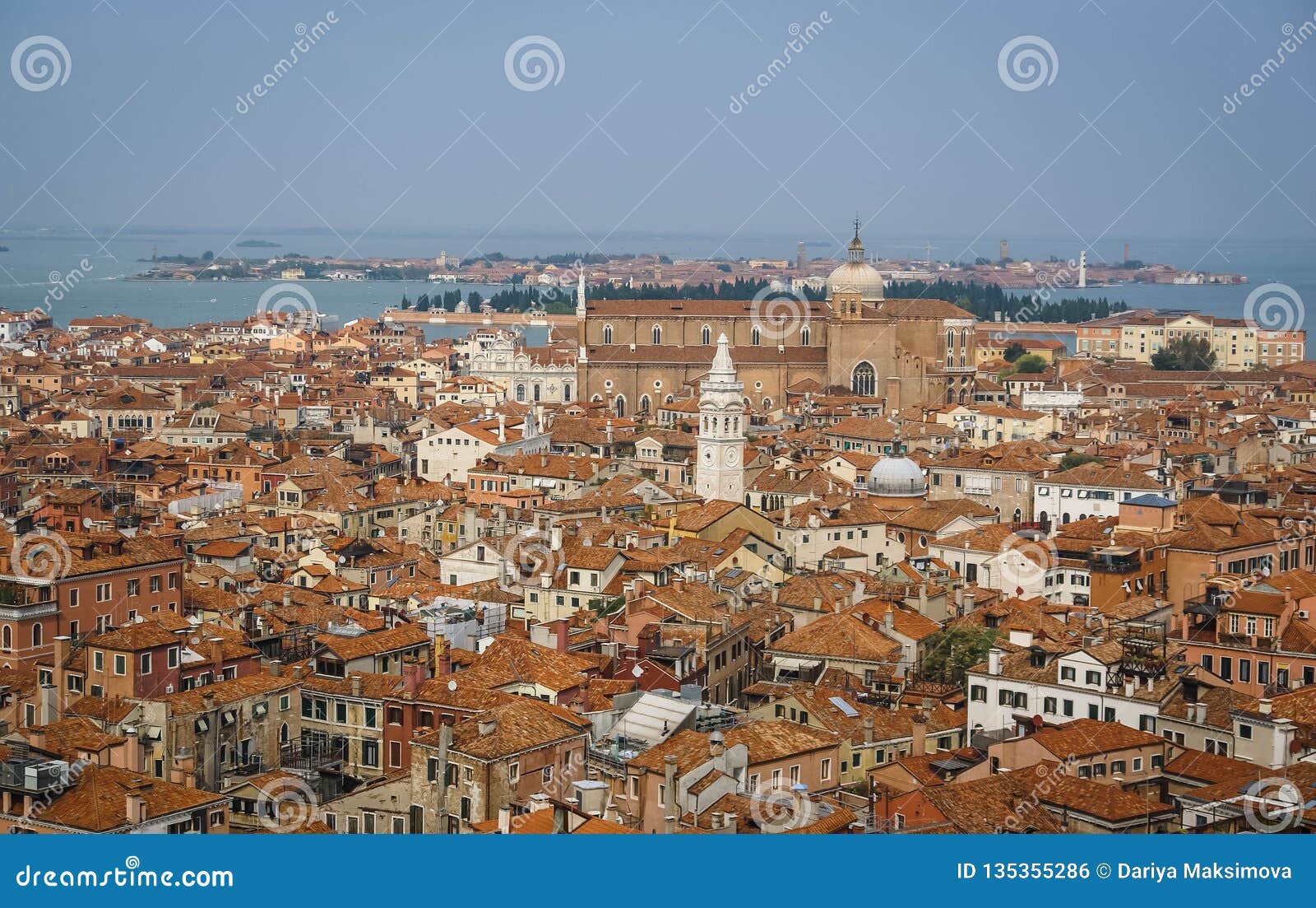 View of Venice from Above, Italy Stock Photo - Image of exterior ...