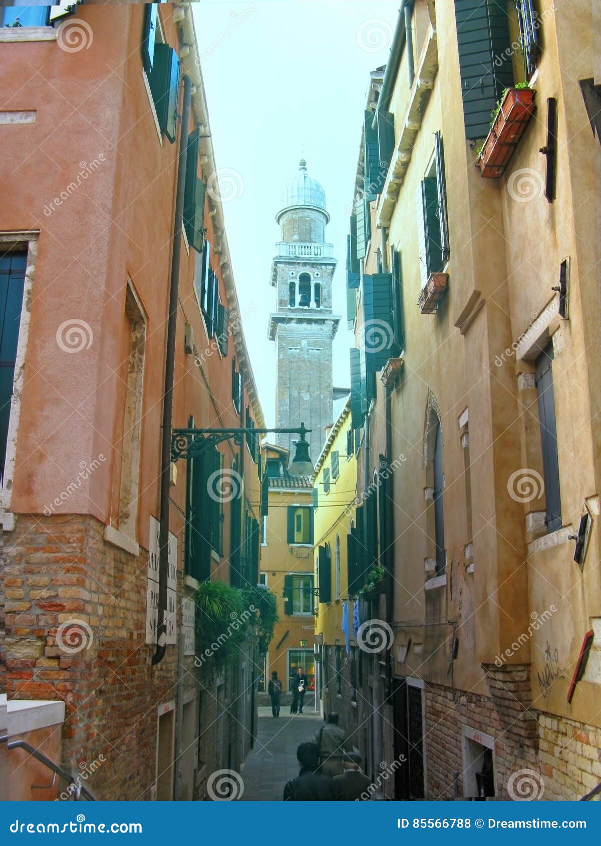 View of Venice, Italy editorial stock photo. Image of balcony - 85566788