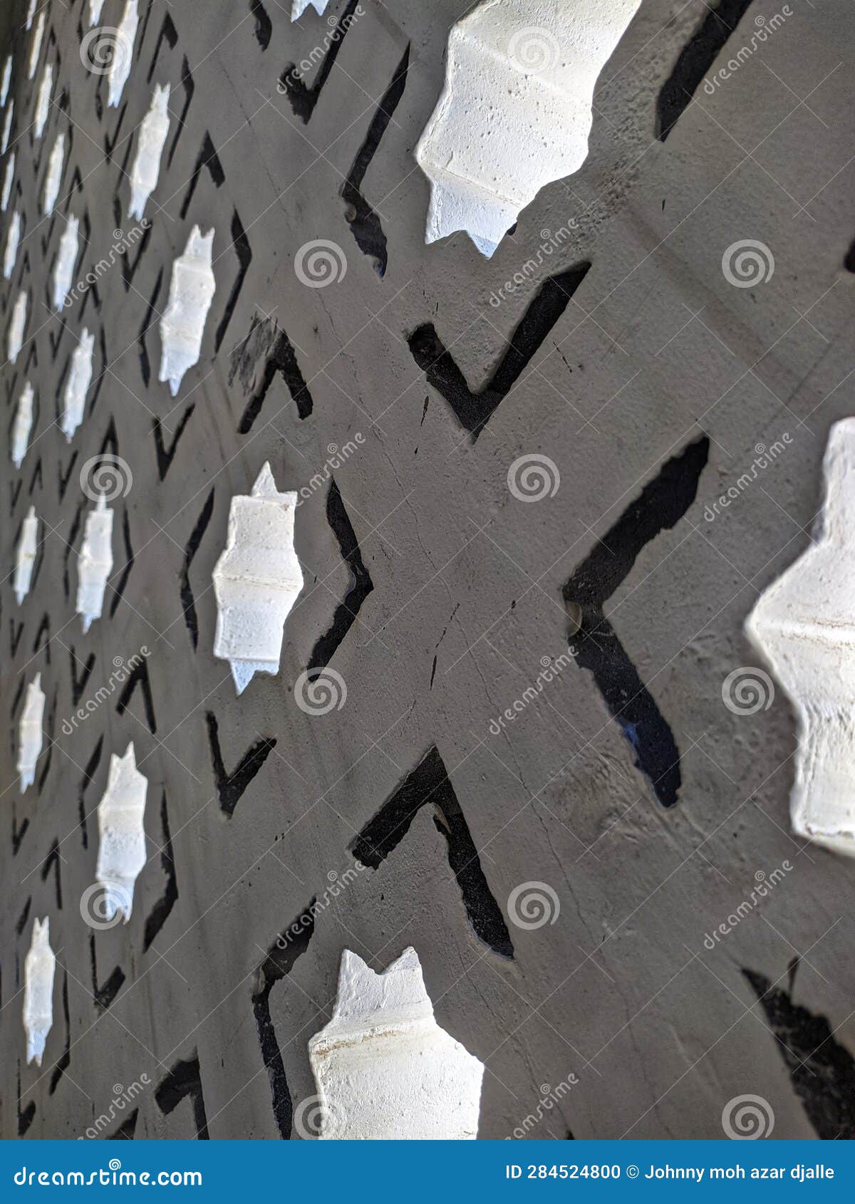 View of Ventilation Bricks. Contemporary Architecture Design Stock ...