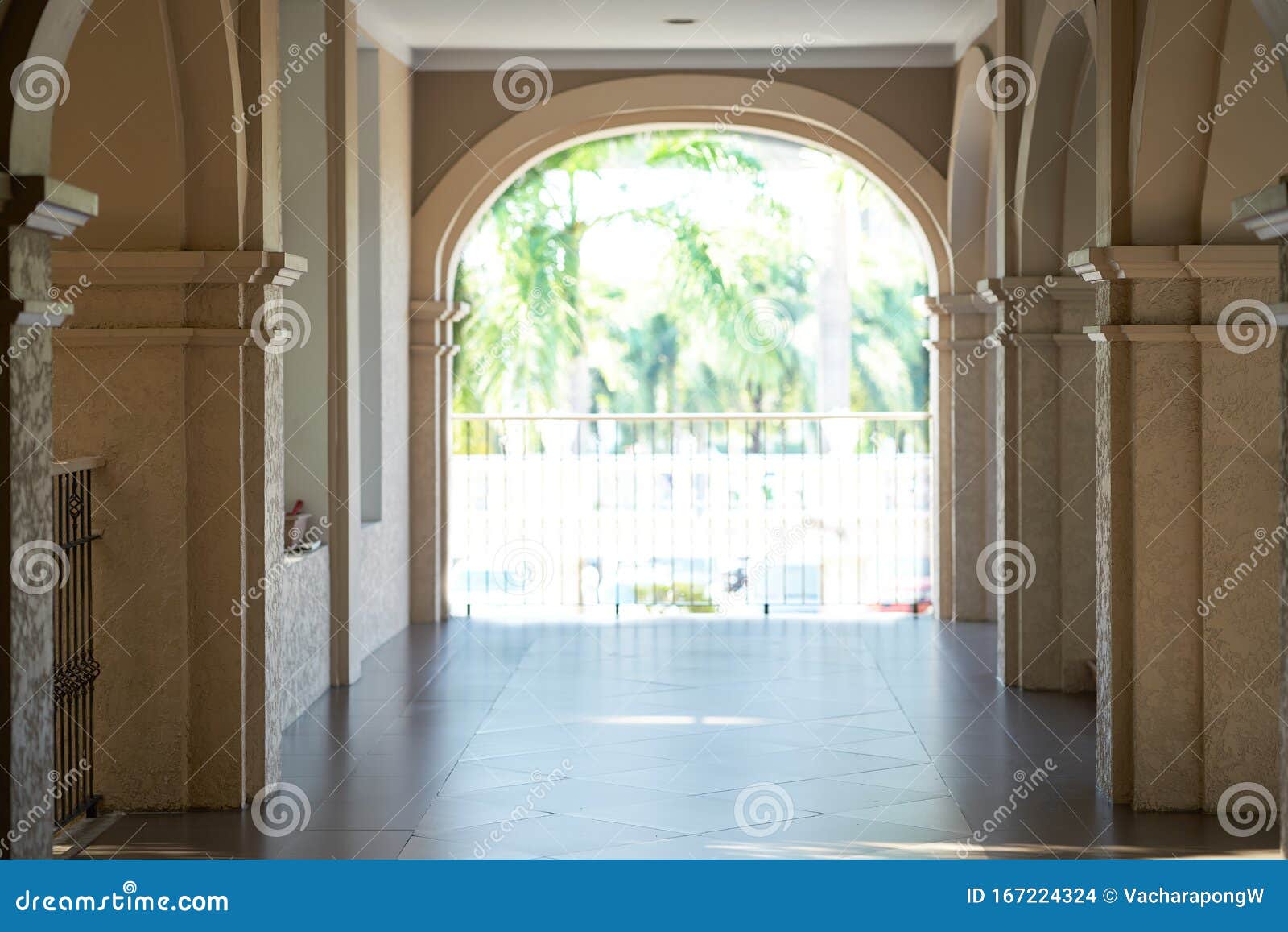 View of Veranda on Sunlight Background Stock Photo - Image of loggia ...