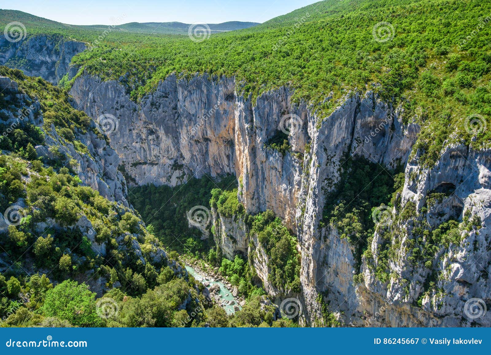 Verdon Gorges At Sunset Royalty-Free Stock Photography | CartoonDealer ...