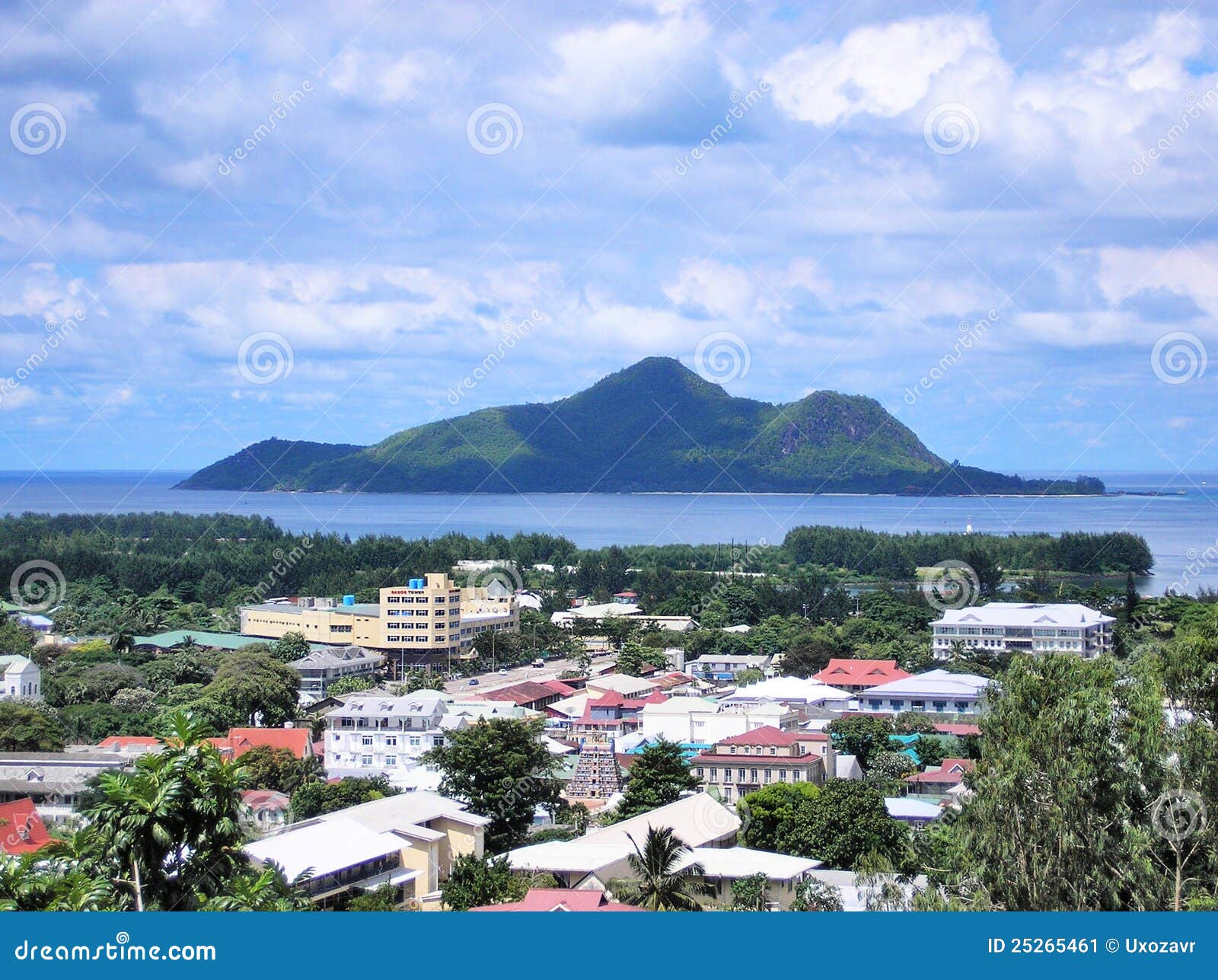 The View of Victoria, Seychelles Stock Image - Image of capital ...