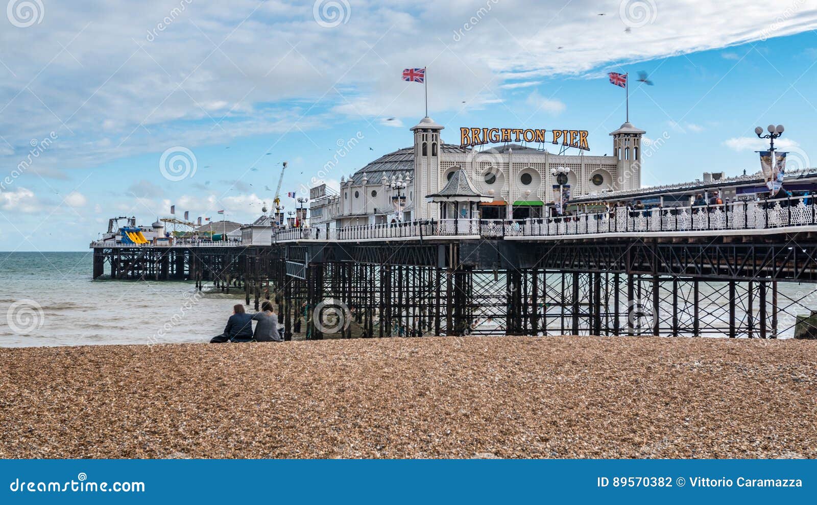View of the Victorian Brighton Pier Editorial Photography - Image of ...