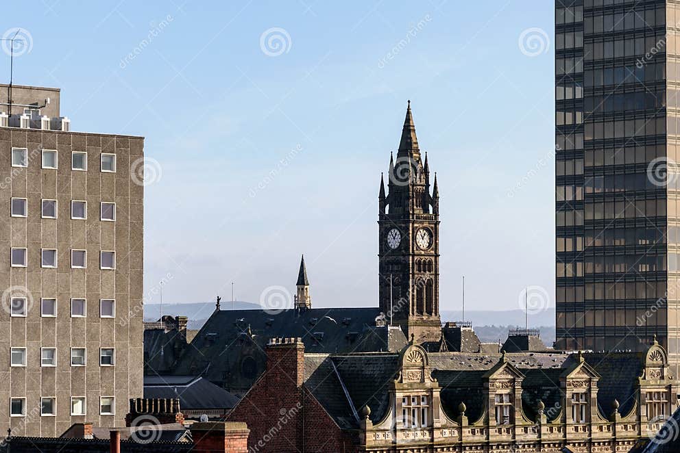 ClockTower Middlesbrough UK Stock Photo - Image of scene, teeside ...