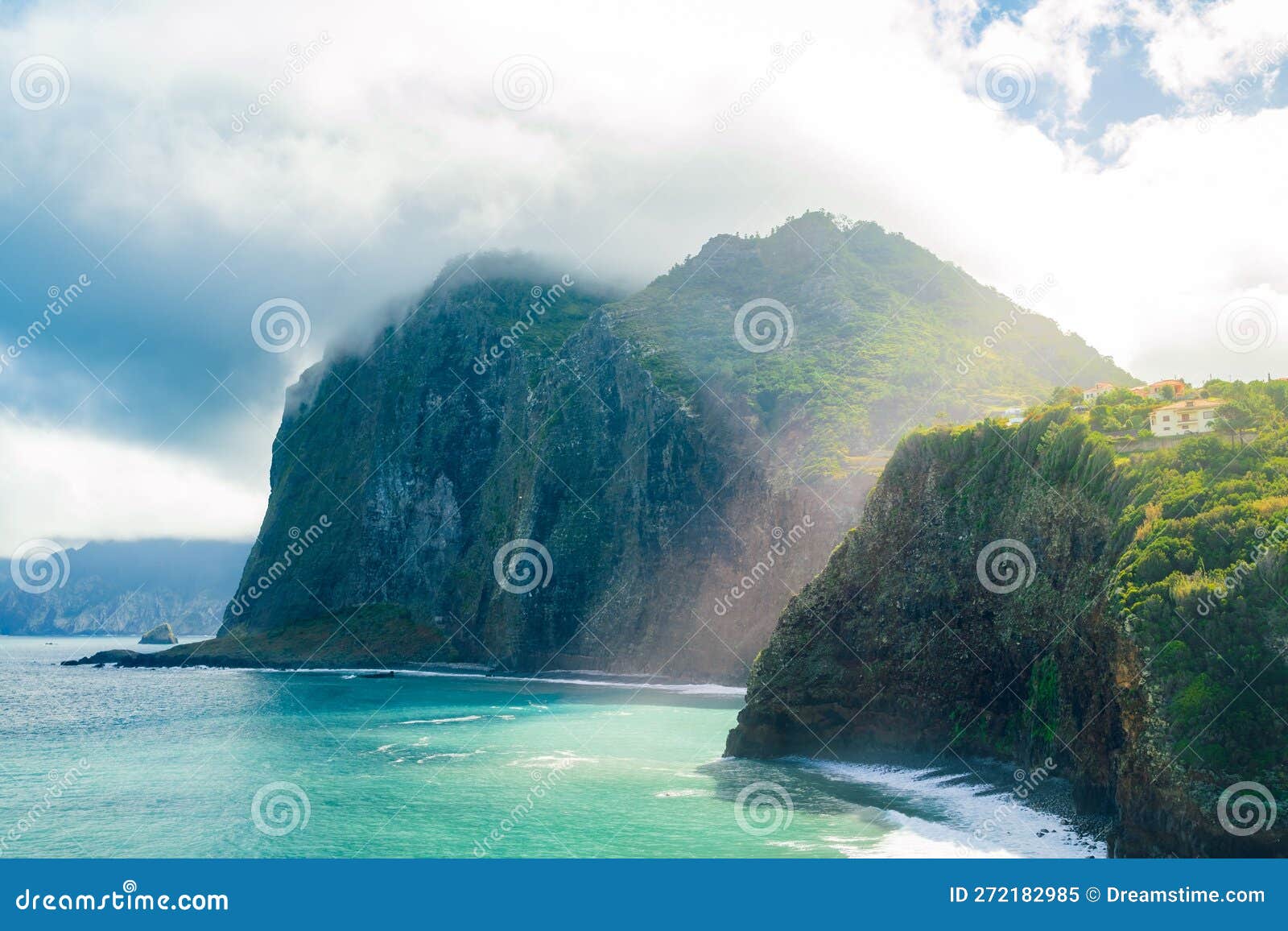 The View at the Viewpoint Guindaste at the Madeira Island Stock Image ...