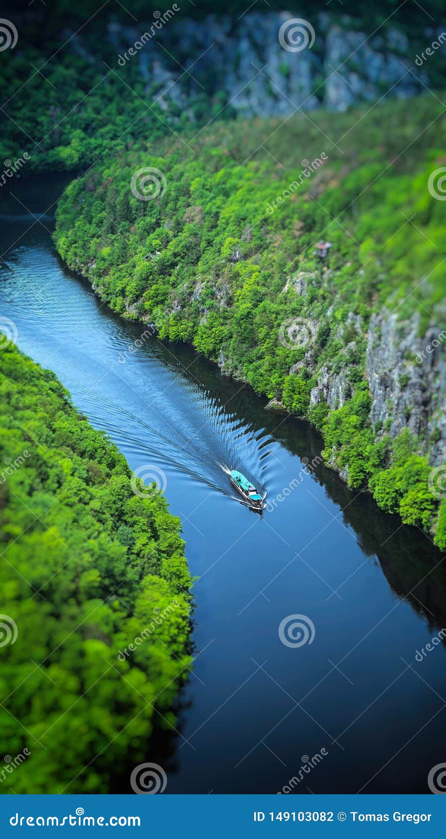 View from the Viewpoint Maj Stock Photo - Image of bohemia, republic ...