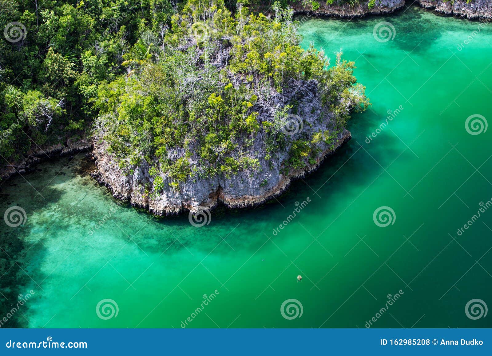 View from Viewpoint of Piaynemo Island To Star Lake, Raja Ampat ...