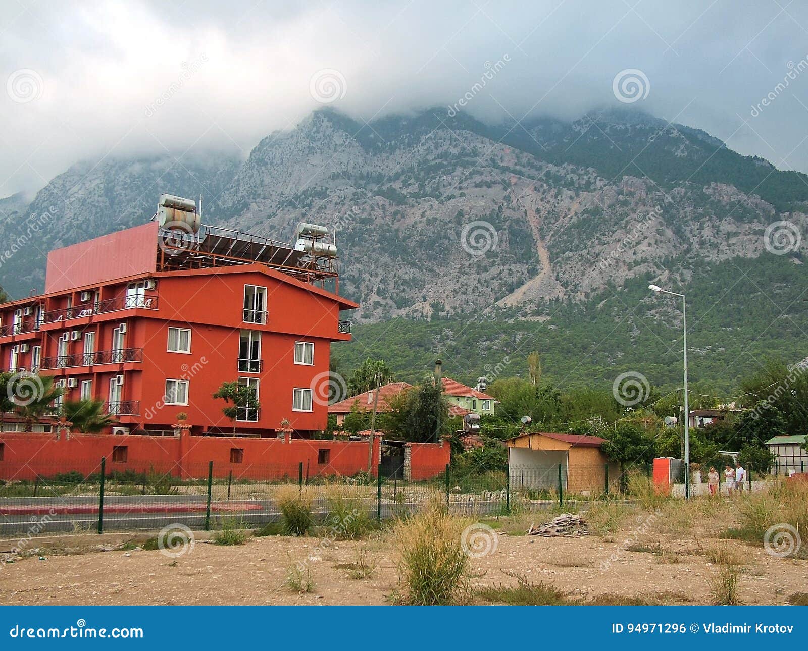 View of the Village Beldibi in Turkey Stock Photo - Image of province ...