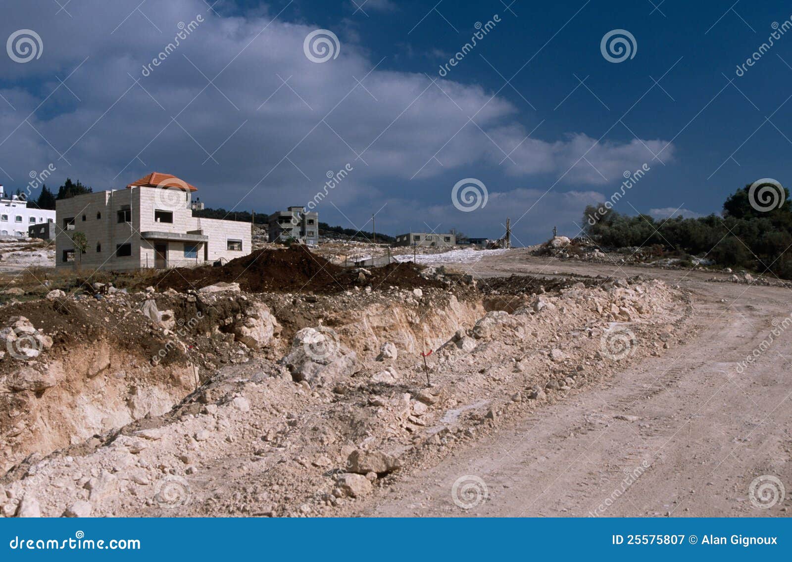 View of a Village in Palestine Editorial Photography - Image of road ...
