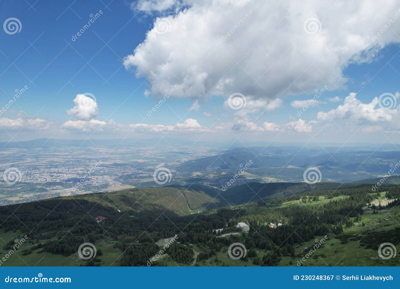 View at Vitosha Mountain. Near Sofia, Bulgaria Stock Image - Image of ...