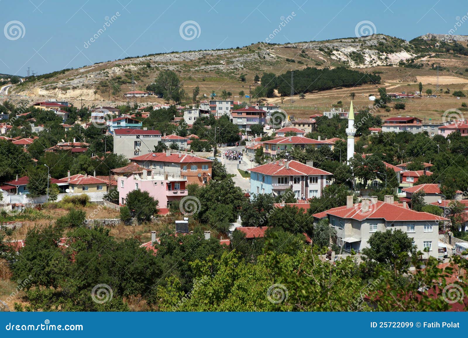 View of Vize, Kirklareli. stock image. Image of kirklareli - 25722099
