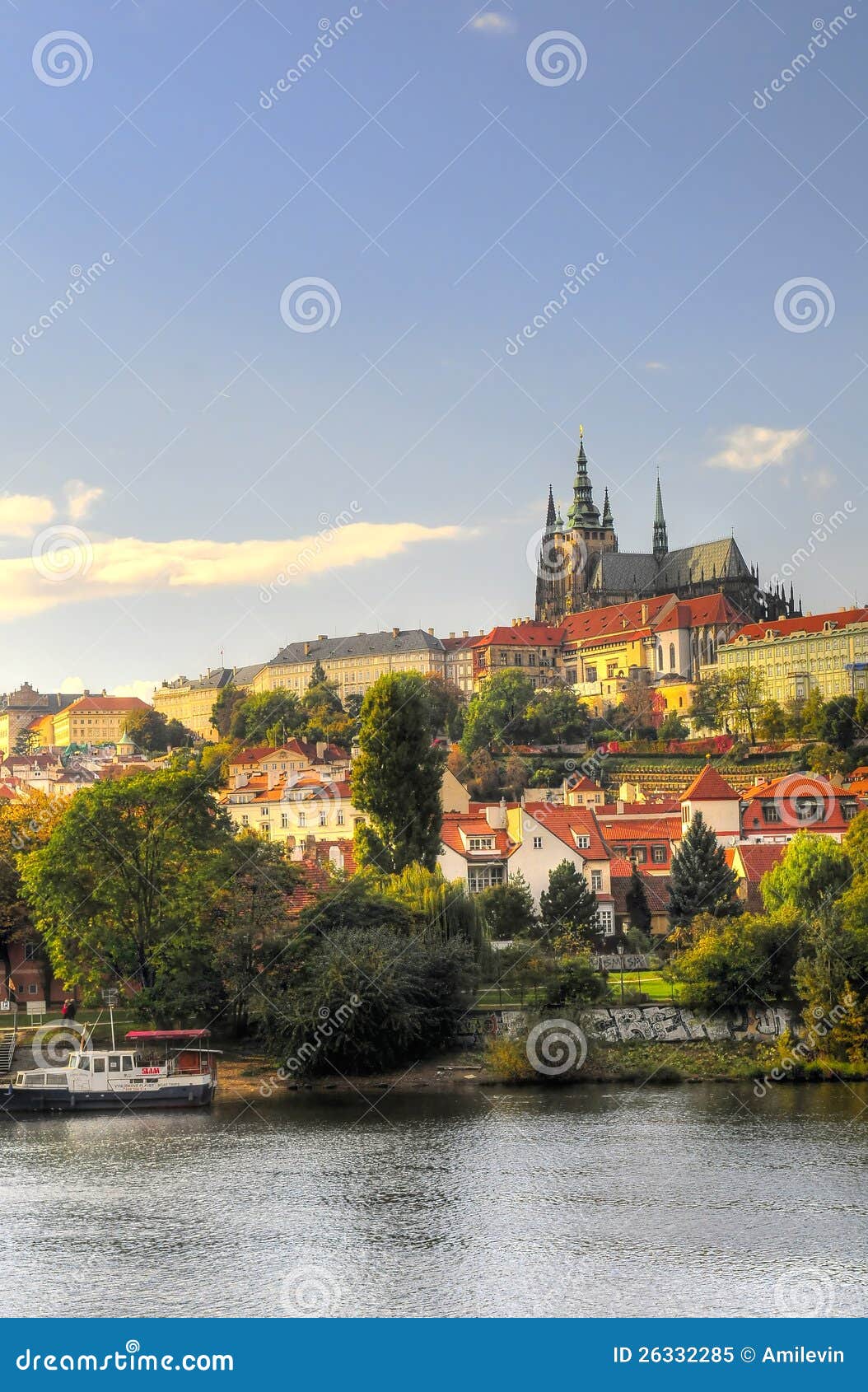 Vltava River Architecture Royalty-Free Stock Photography ...