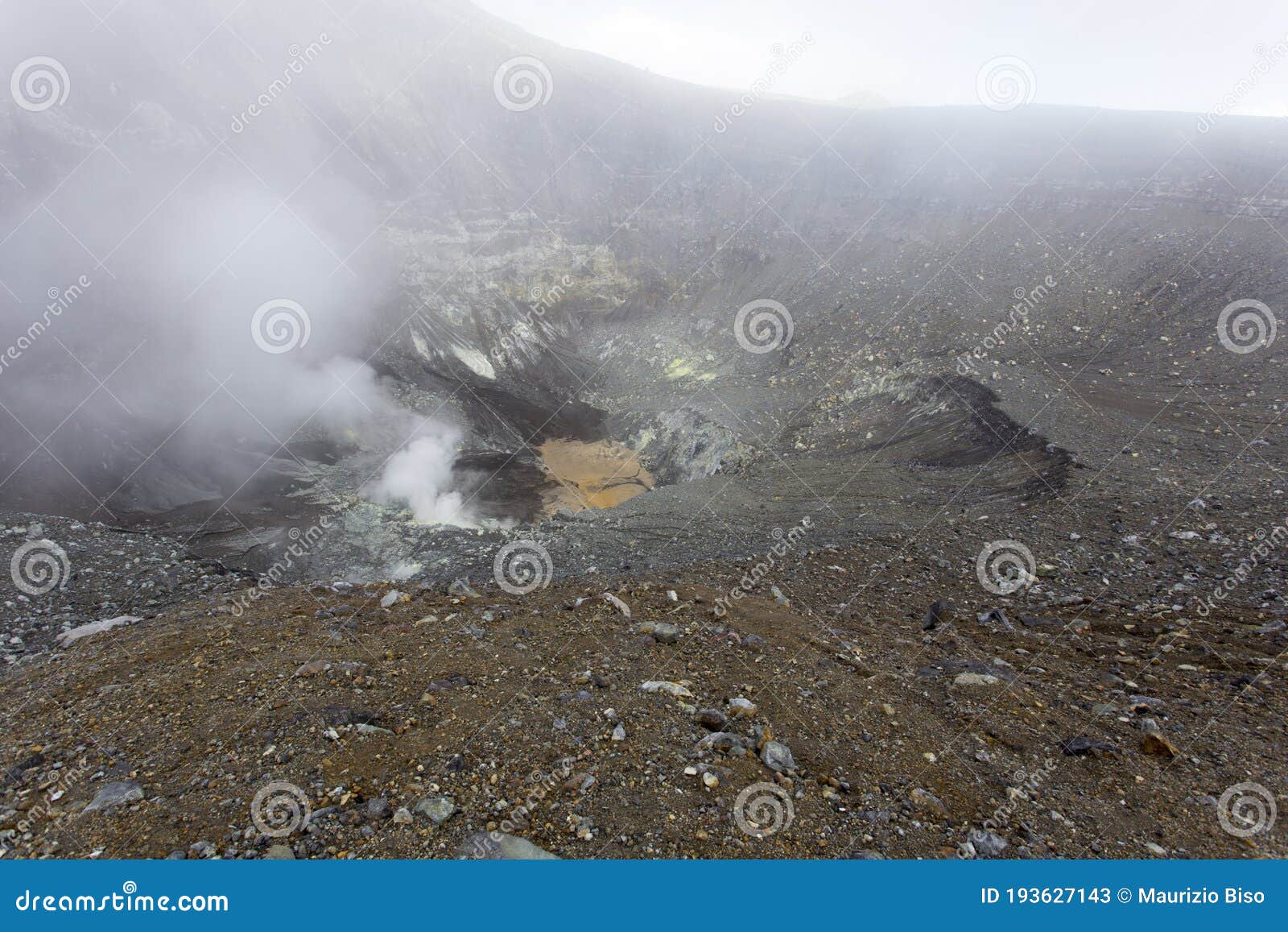 View of Volcano in Manado at the End of Hiking Stock Image - Image of ...