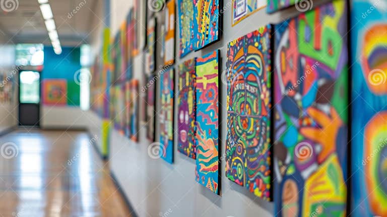 A View of a Wall Filled with Colorful and Interactive Educational ...