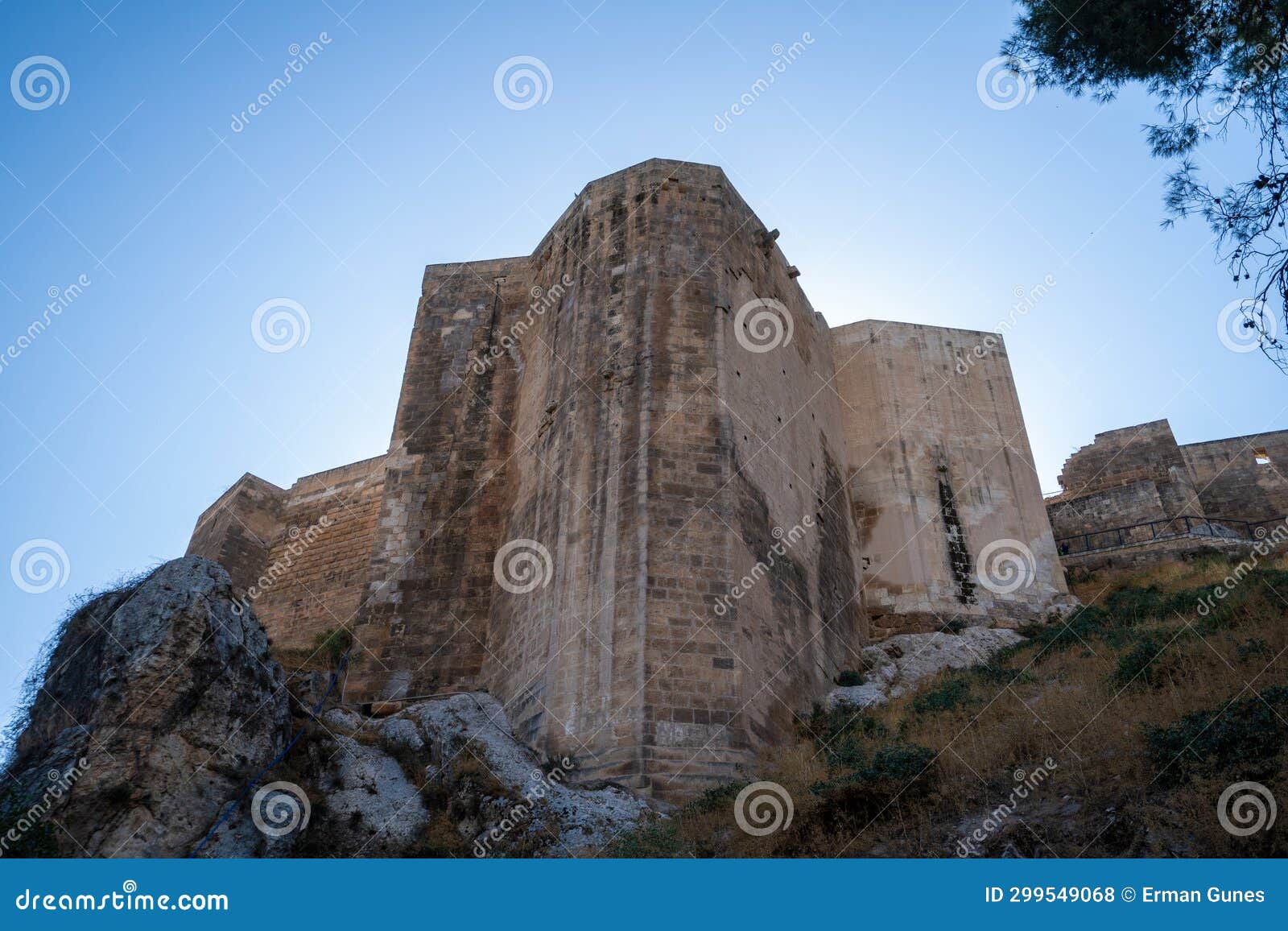 The Walls Of Sanliurfa Castle. Urfa Castle Was Built By The Osroene In ...