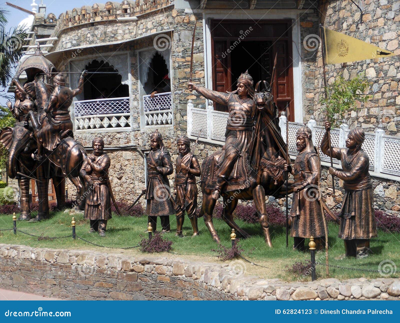 View of war in haldighati editorial stock photo. Image of rajput - 62824123