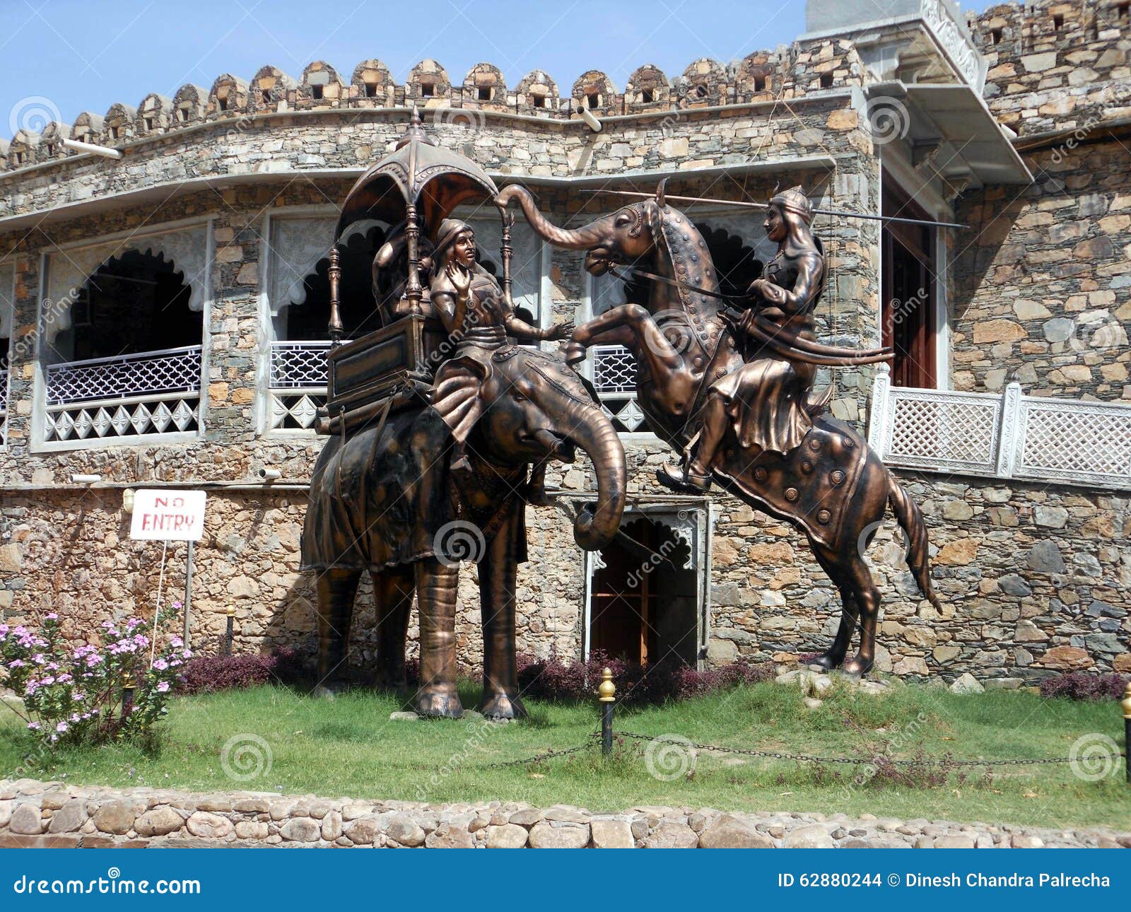 View of war in haldighati stock photo. Image of temple - 62880244