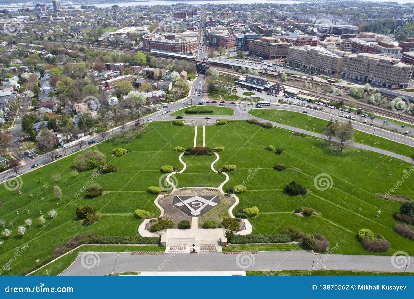View from Washington Masonic National Memorial Stock Photo - Image of ...